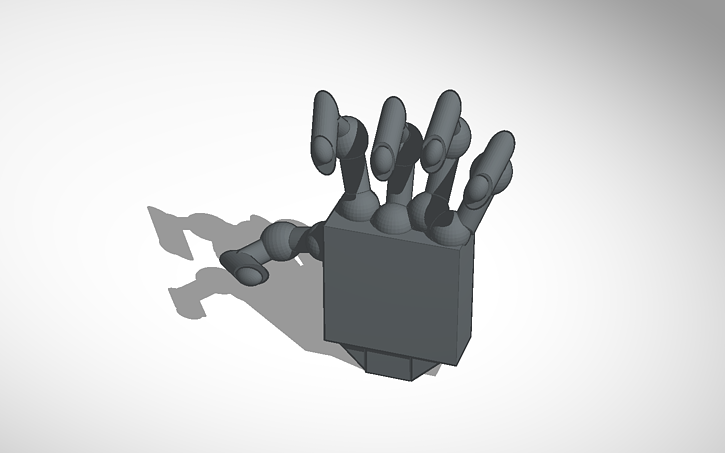 3D design ROBOTIC HAND | Tinkercad