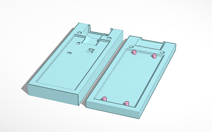 3D design Raspberry Pi Pico USB Case - Tinkercad