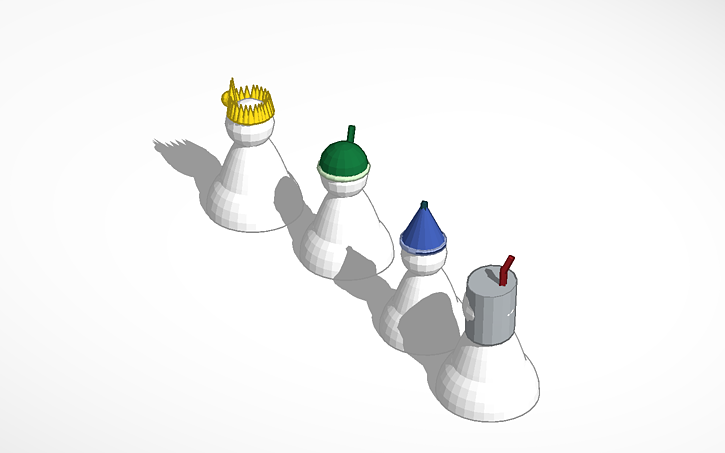 3D design Board game pieces | Tinkercad