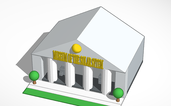 3D design Solar System Museum - Tinkercad