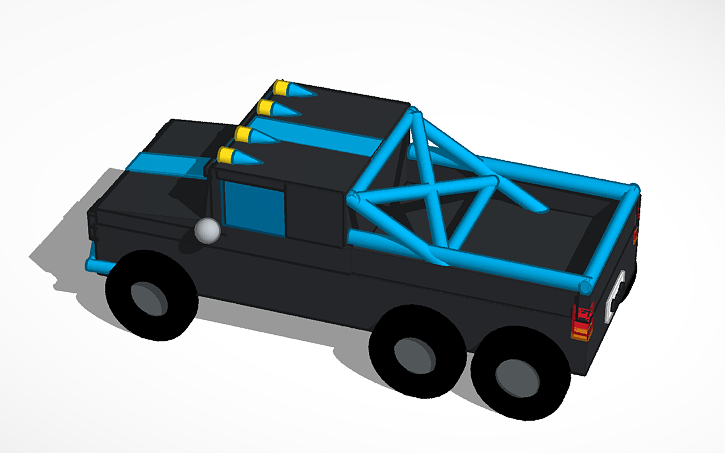 3D design 6x6 car dubsta | Tinkercad