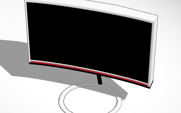 3D design Vyron C-70 360hz-8K Arc Gaming Monitor - Tinkercad