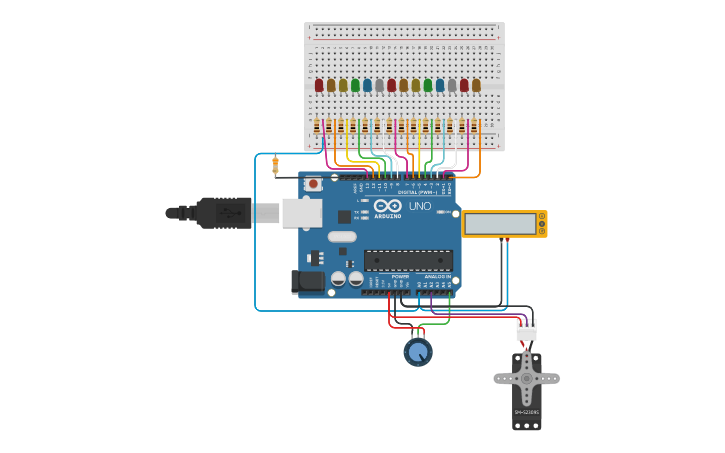 Circuit design leds leds leds...v5 - Tinkercad