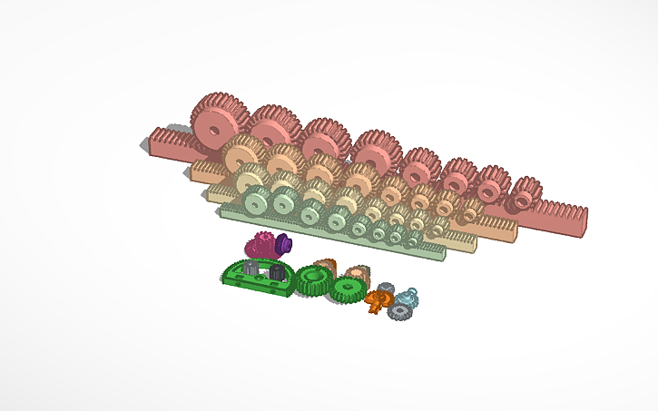 3D design Engrenages - Tinkercad