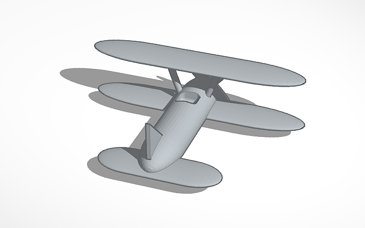 3D design plane - Tinkercad