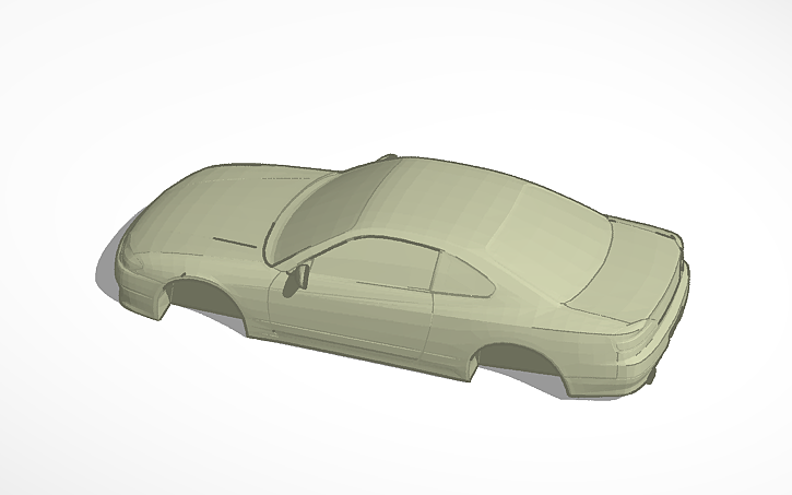 3D design Nissan Silvia S15 Scan - Tinkercad