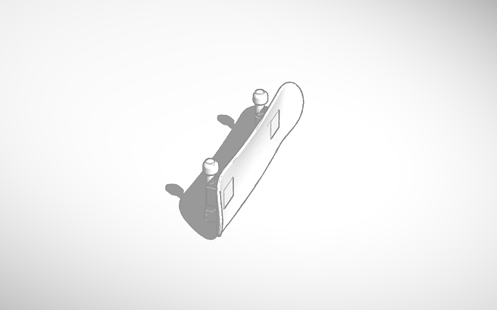 3D design simple tech deck | Tinkercad