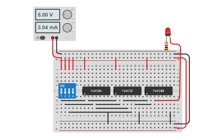 Circuit Design Function Using Pos Tinkercad