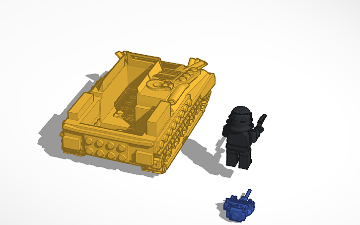 3D design LEGO STAR WAR REBELL ARMY - Tinkercad