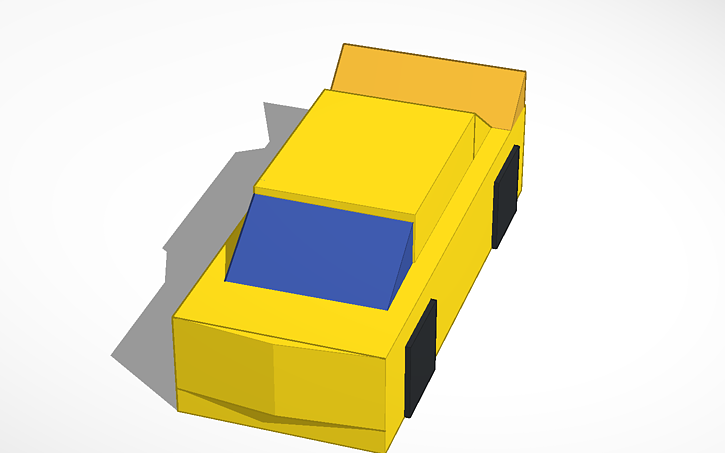 3D design Blocky Carmaro - Tinkercad