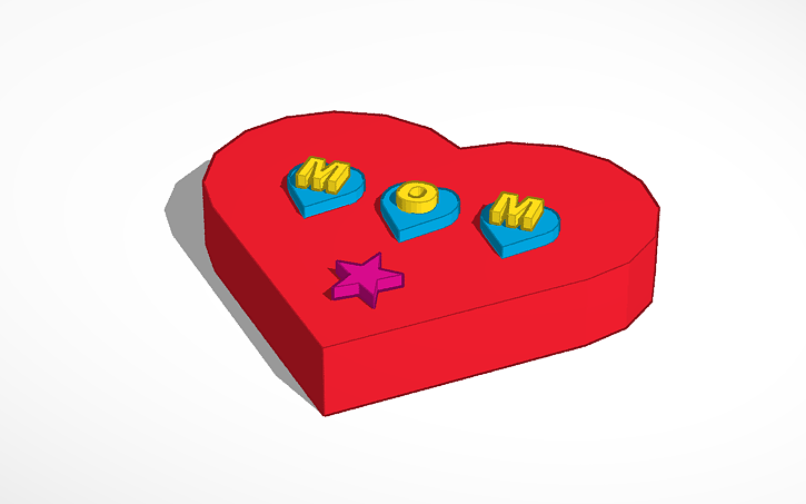 3D design Mothers day - Tinkercad