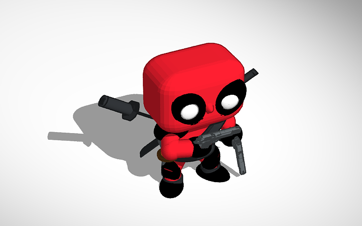 3D design Deadpool - Tinkercad