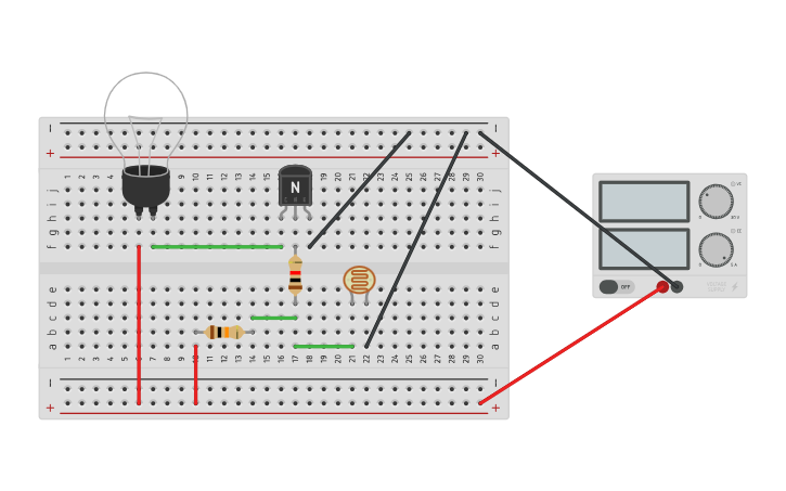 Circuit design Práctica 17-solución práctica 2 - Tinkercad Circuit design Práctica 17-solución práctica 2 - Tinkercad