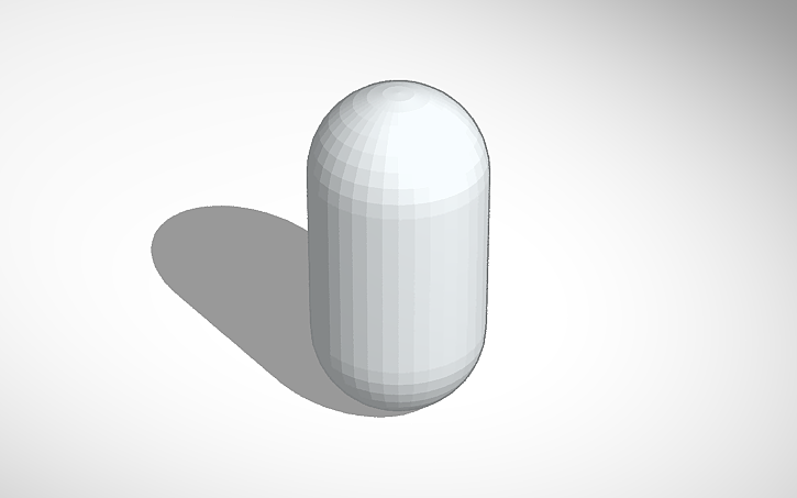 3D design capsule - Tinkercad