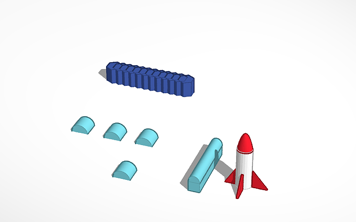 3D design Space base - Tinkercad
