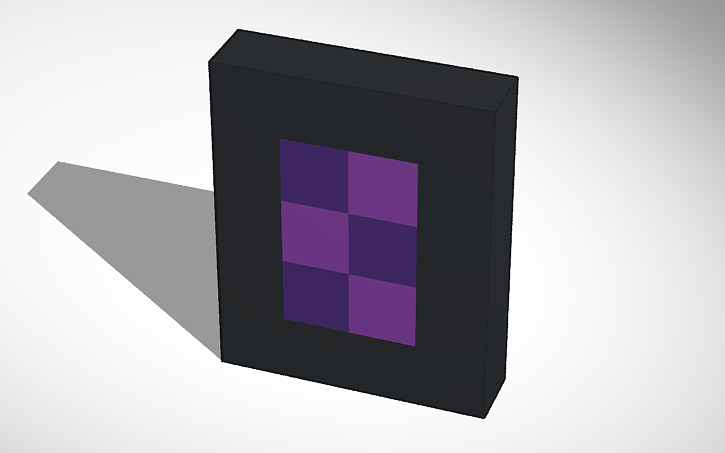 3D design Minecraft Nether Portal - Tinkercad