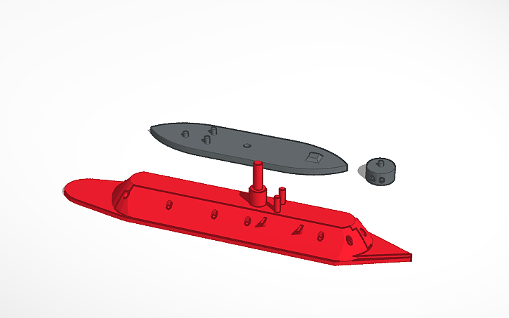 3D design USS Monitor CSS Virginia - Tinkercad