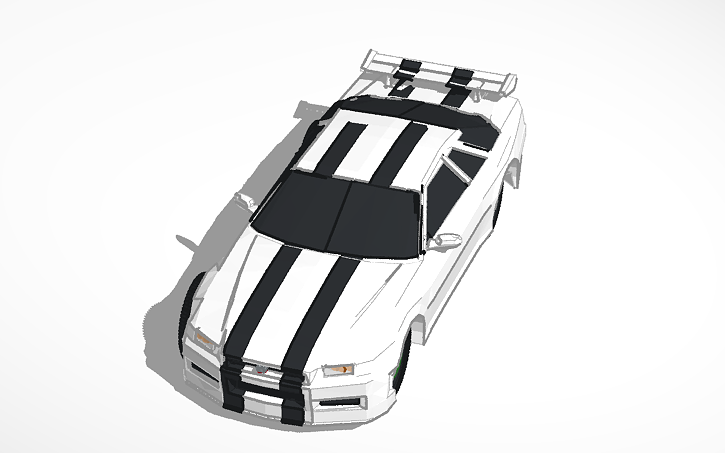 3D design Nissan GTR the Original - Tinkercad