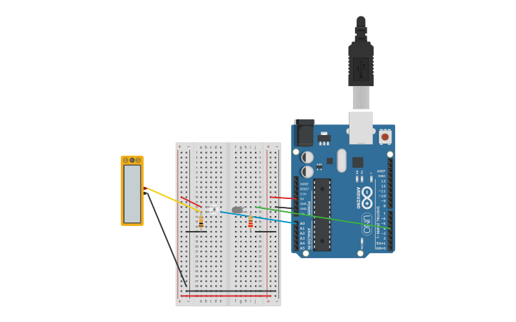 Circuit design spectrophotometer basics - Tinkercad
