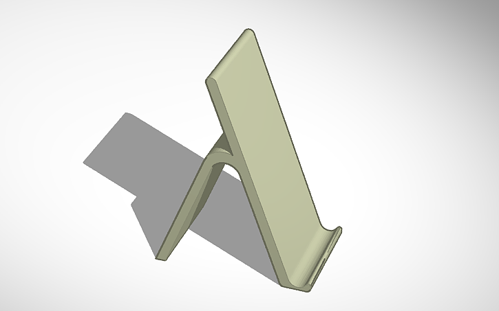 3D design Phone Stand - Tinkercad
