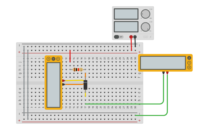 Circuit design Zener Diode Reverse Bias. | Tinkercad