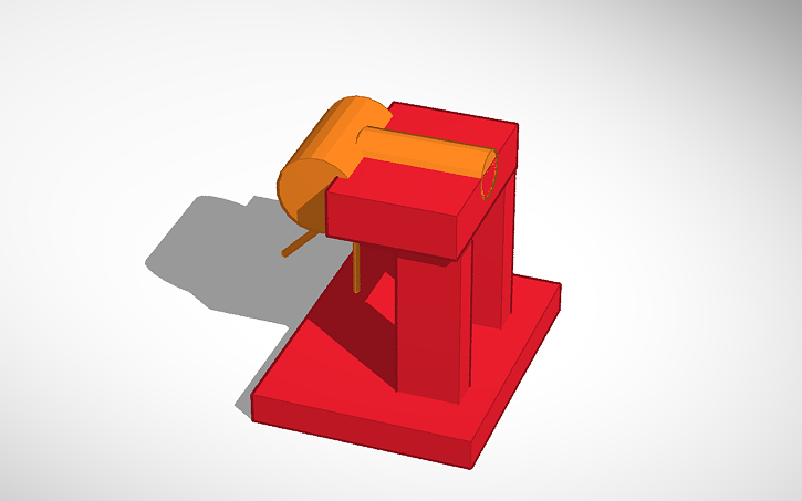 3D design sewing machine - Tinkercad