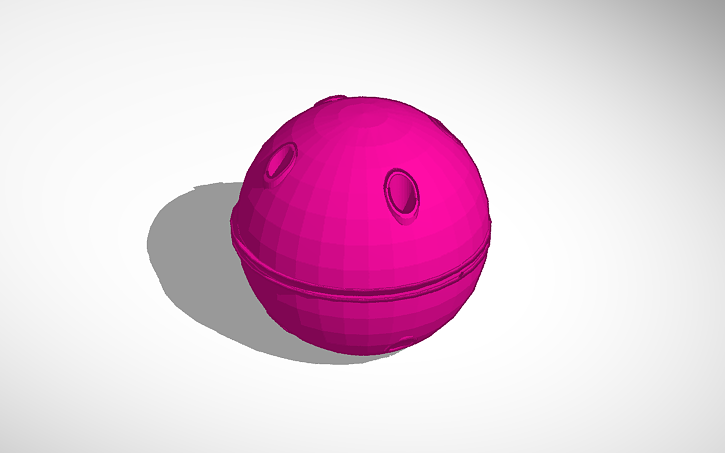 3D design Ball Case - Tinkercad