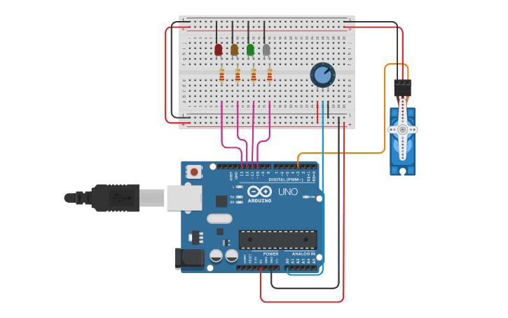 Circuit design Ejercicio_arduino | Tinkercad