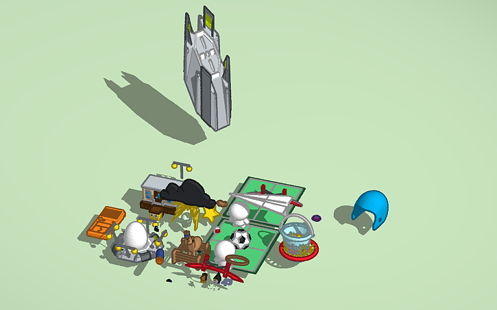 3D design Copy of Tinkercad Pet House Design Challenge - Tinkercad