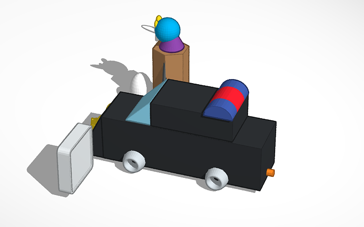 3D design car - Tinkercad