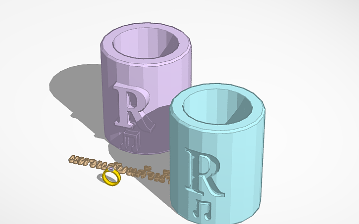 3D design HOLE TEST - Tinkercad