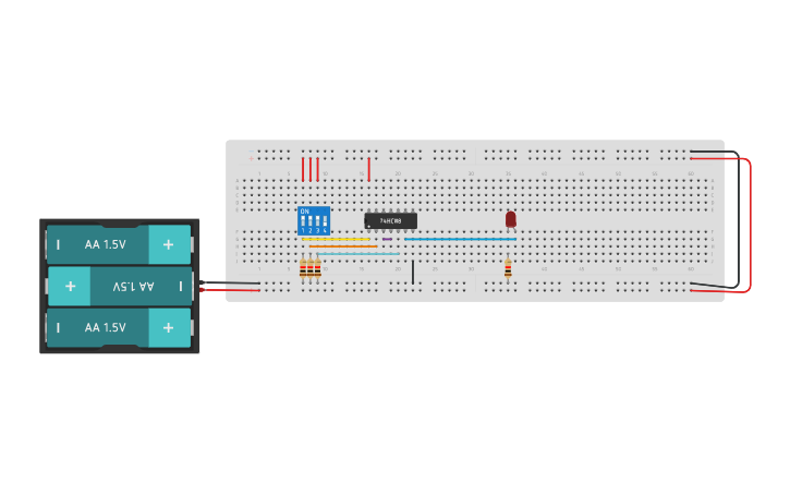 Circuit design EJEMPLO DEL FUNCIONAMIENTO - Tinkercad