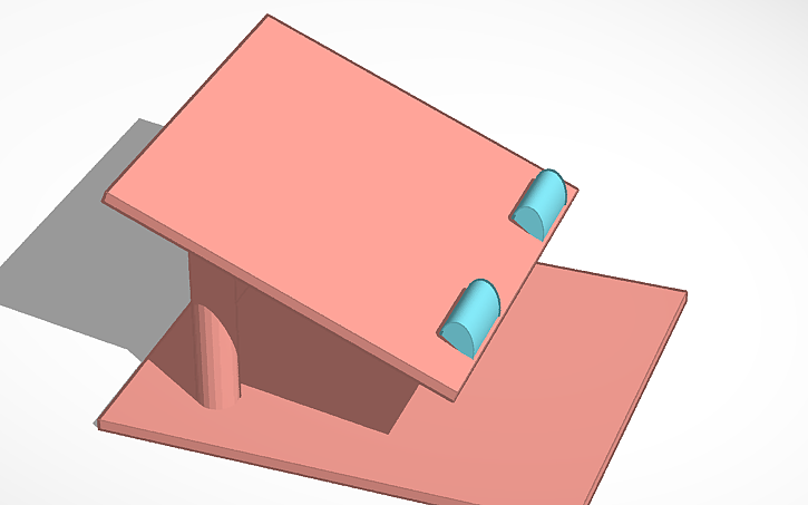 3D design Jj laptop stand . - Tinkercad