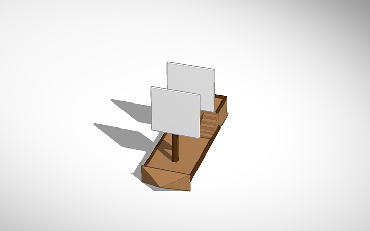 3D design pirate ship - Tinkercad