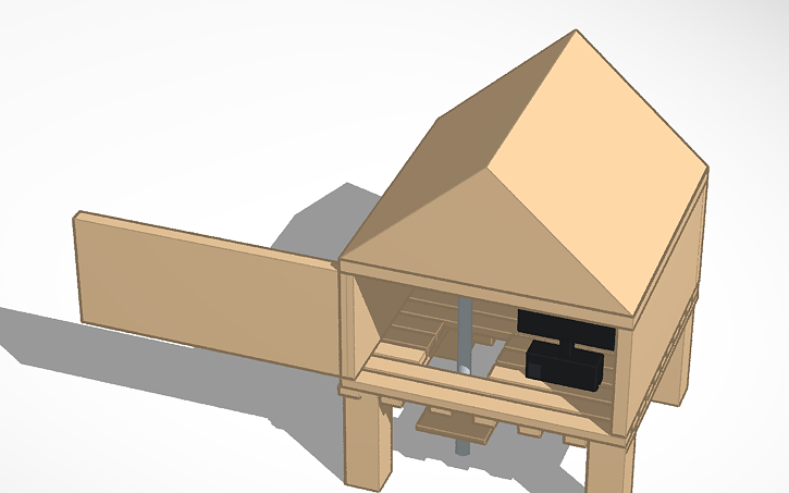 3D design "tree house" | Tinkercad