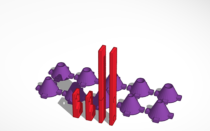 3D design Parts for a claw - Tinkercad