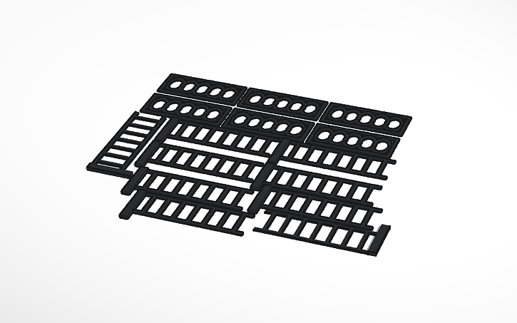 3D design Railings balcony - Tinkercad