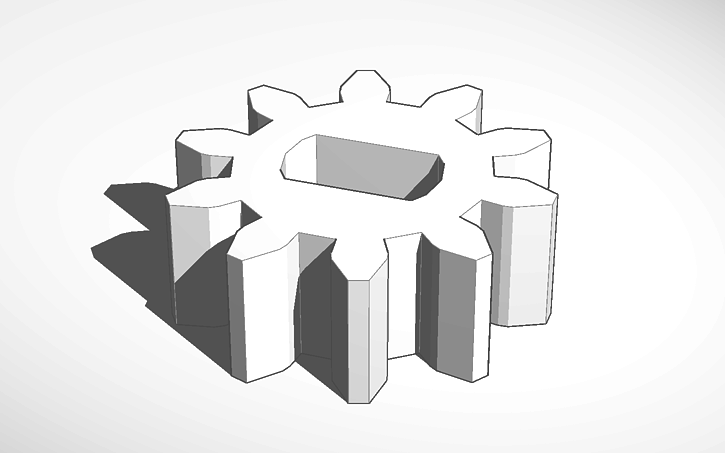 3D design motor-gear-1 - Tinkercad