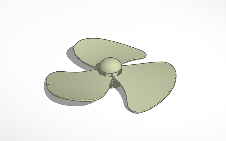 3D design Fan 3 blades | Tinkercad