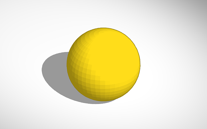 3D design Sun - Tinkercad