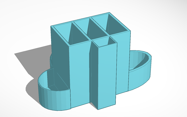 3D design pen holder - Tinkercad