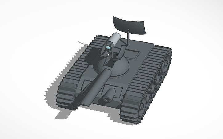 3D design tank - Tinkercad