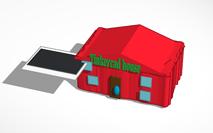 3D design tinkercad house - Tinkercad