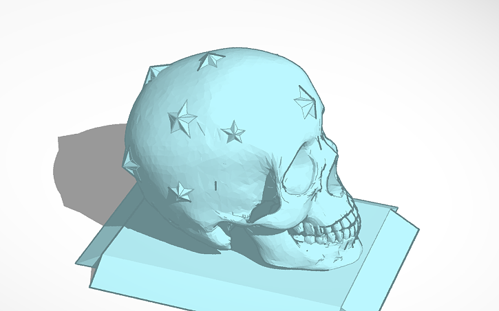 3D design Skull | Tinkercad