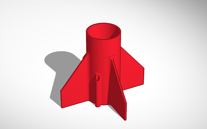 3D design Rocket Fincan - Tinkercad