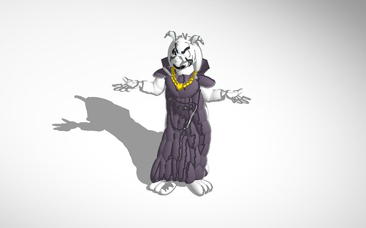 3D design Asriel Dreemurr | Tinkercad