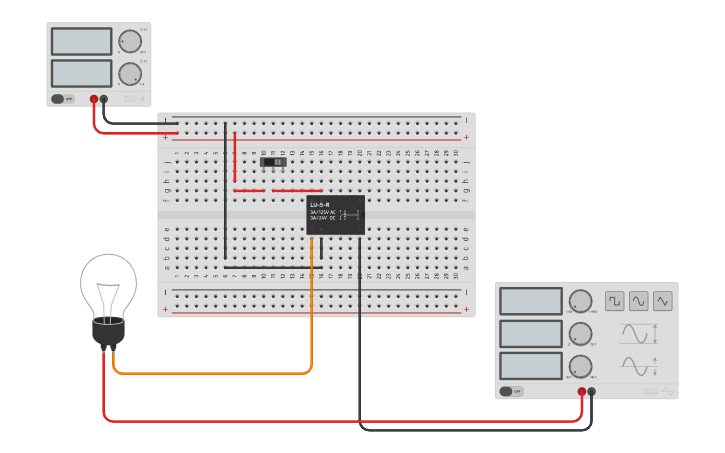 Circuit design Rele | Tinkercad