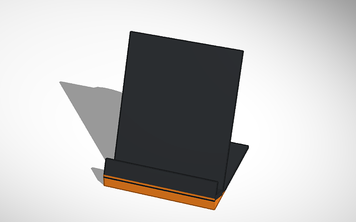 3D design Phone Stand - Tinkercad