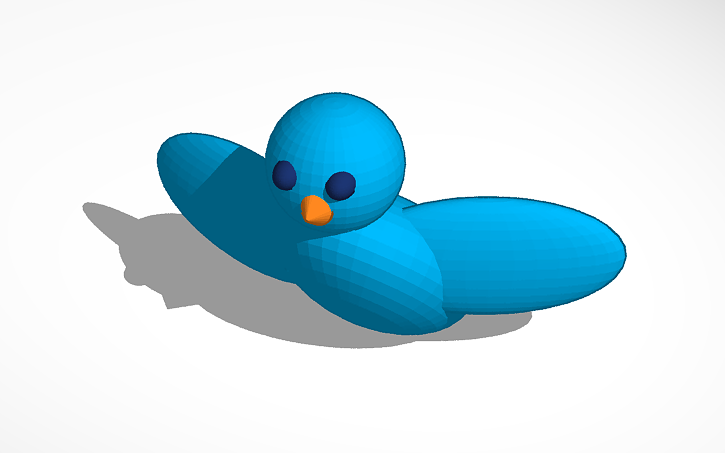 3D design bird - Tinkercad