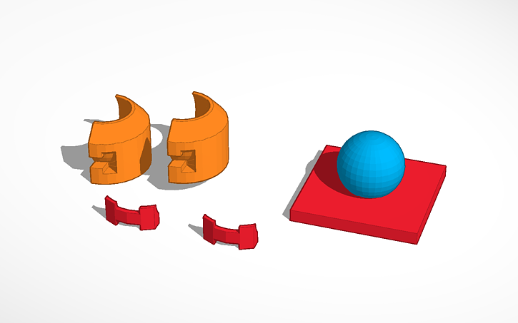 3D design Ball joint thingy - Tinkercad